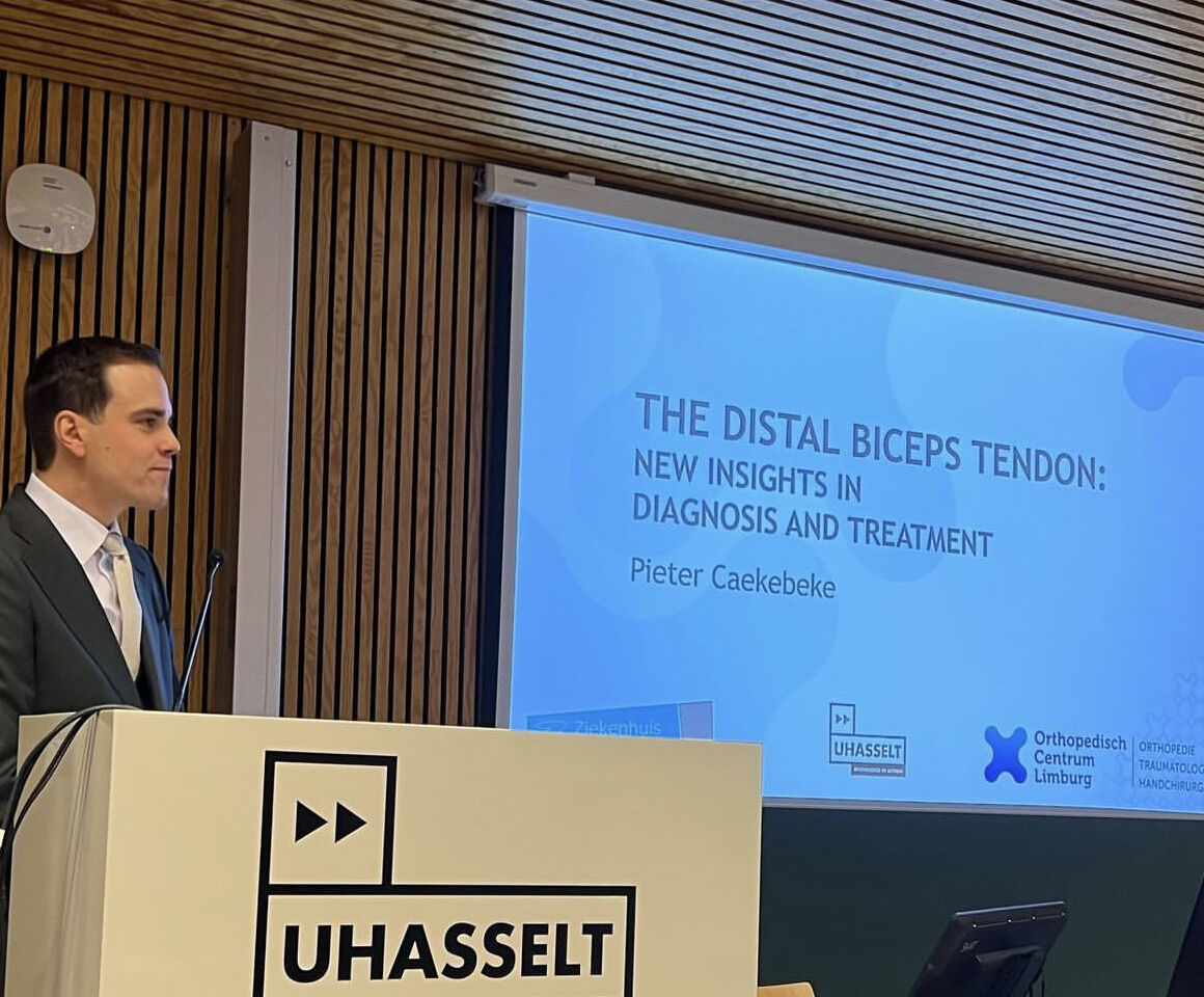 Dr. Pieter Caekebeke behaalt PhD titel - Hand Centrum Limburg
